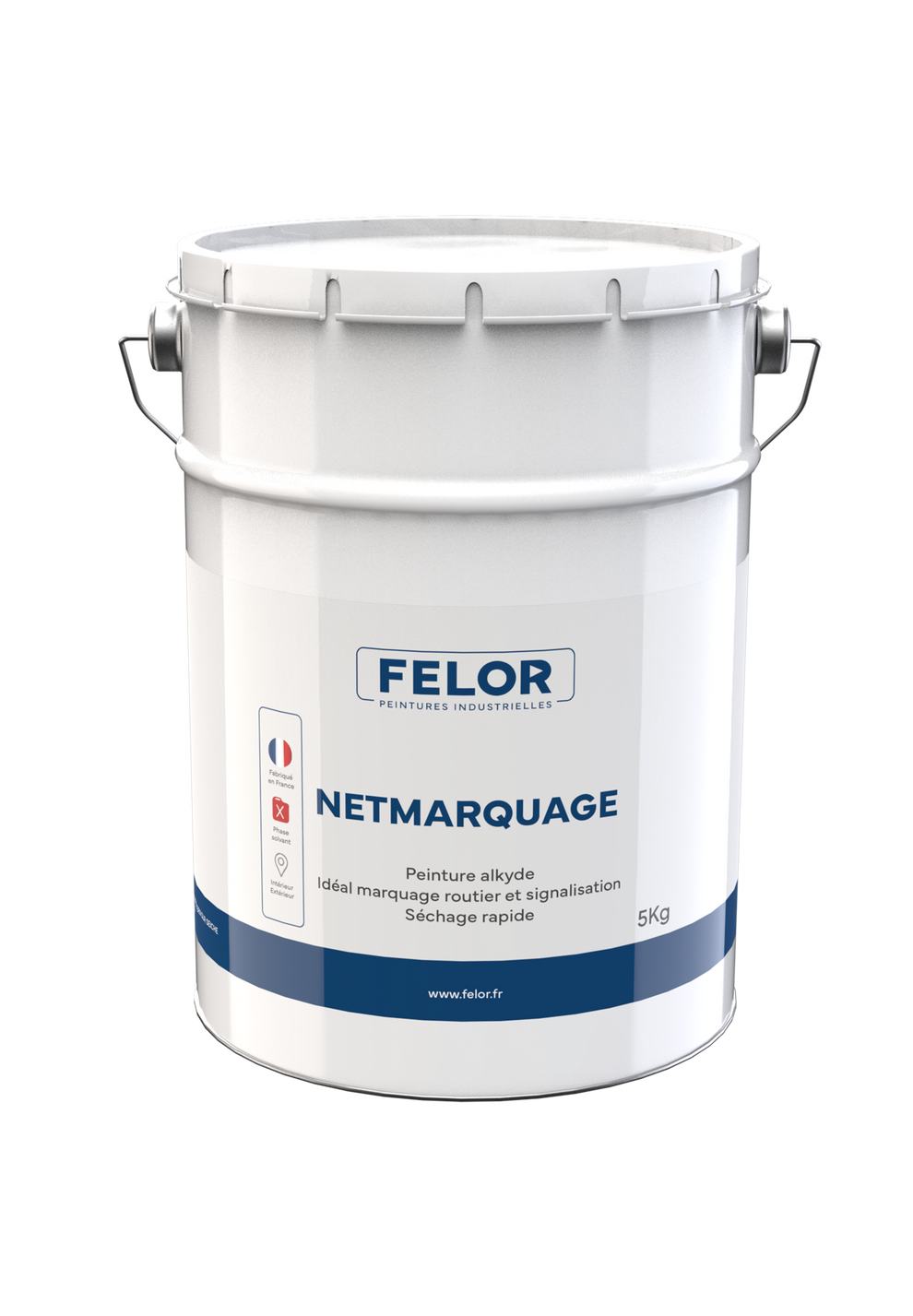 Peinture de signalisation au sol Blanc - NETMARQUAGE – FELOR-V2